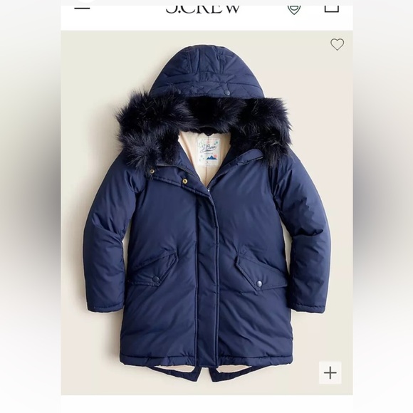 J. Crew | Jackets & Coats | J Crew Girls Parka Jacket | Poshmark
